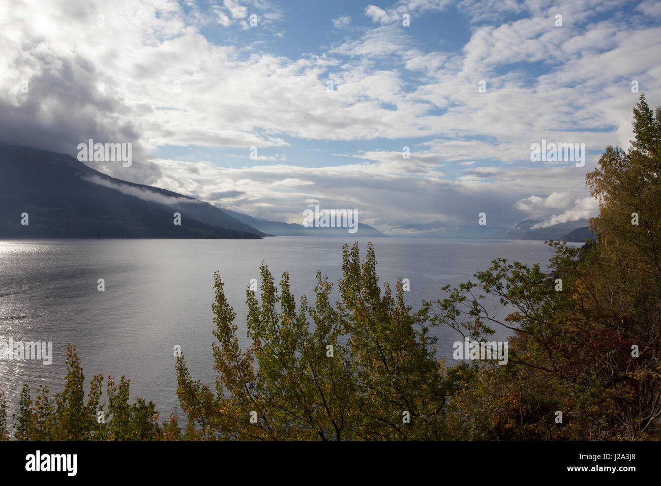 Norway mountain forest autumn fall hi-res stock photography and images ...