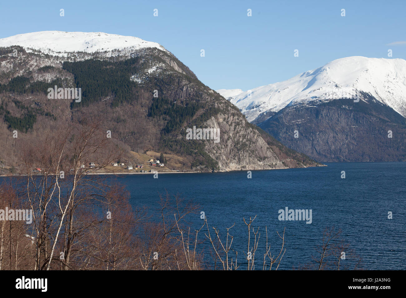 Hardangerfjord norway snow hi-res stock photography and images - Alamy