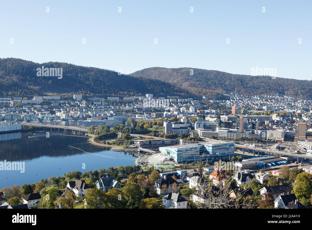 The beautiful harbor town, Bergen City, Norway Stock Photo - Alamy