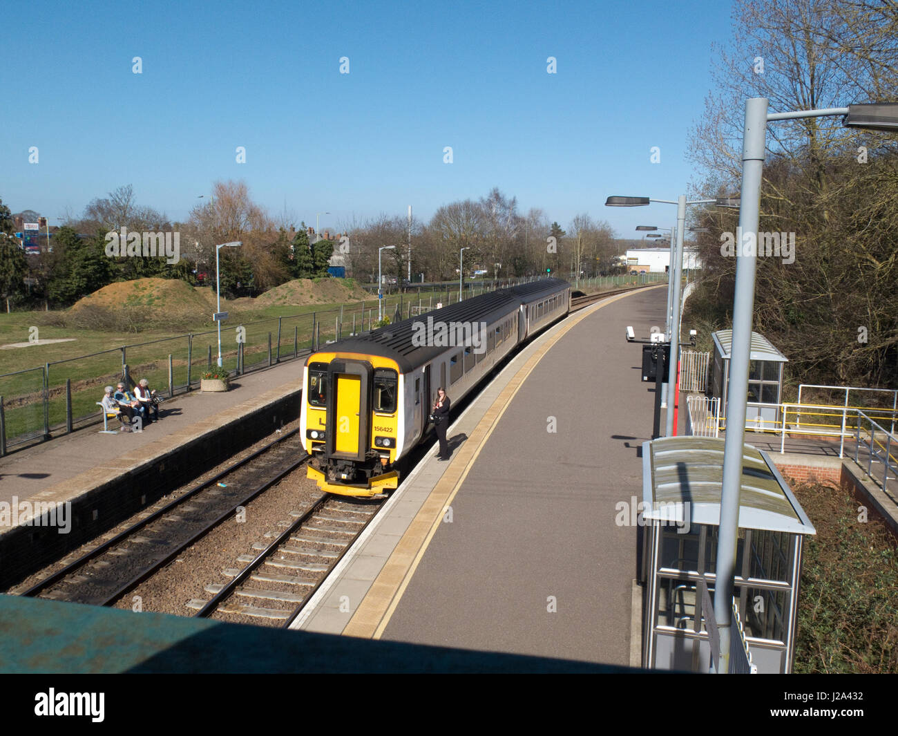 Beccles Rail Station Suffolk England Stock Photo - Alamy