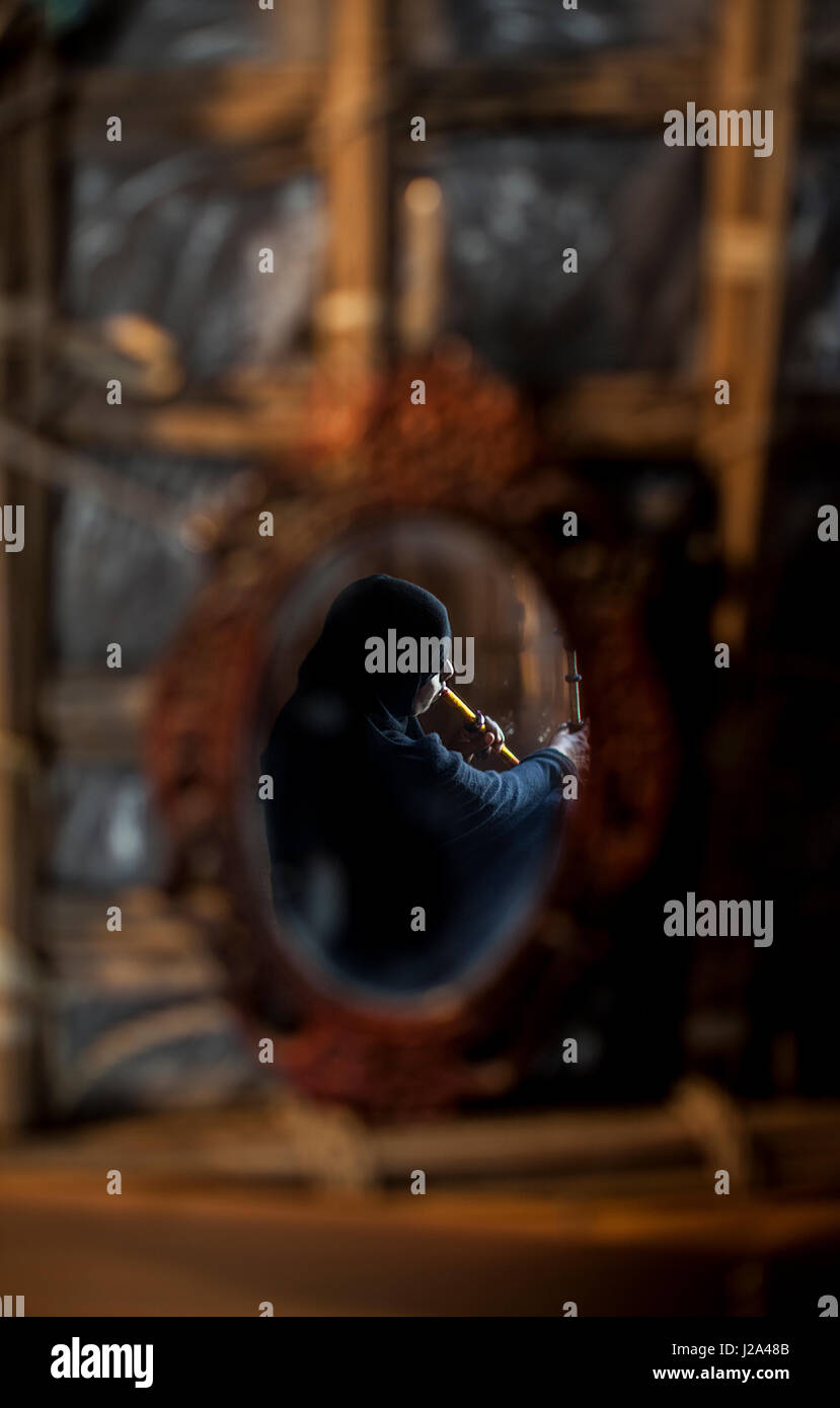 Poor village woman hi-res stock photography and images - Alamy