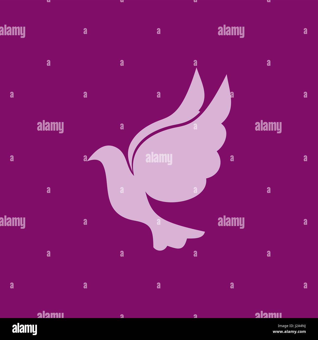 Dove - a symbol of the Holy Spirit of God Stock Vector Image & Art - Alamy