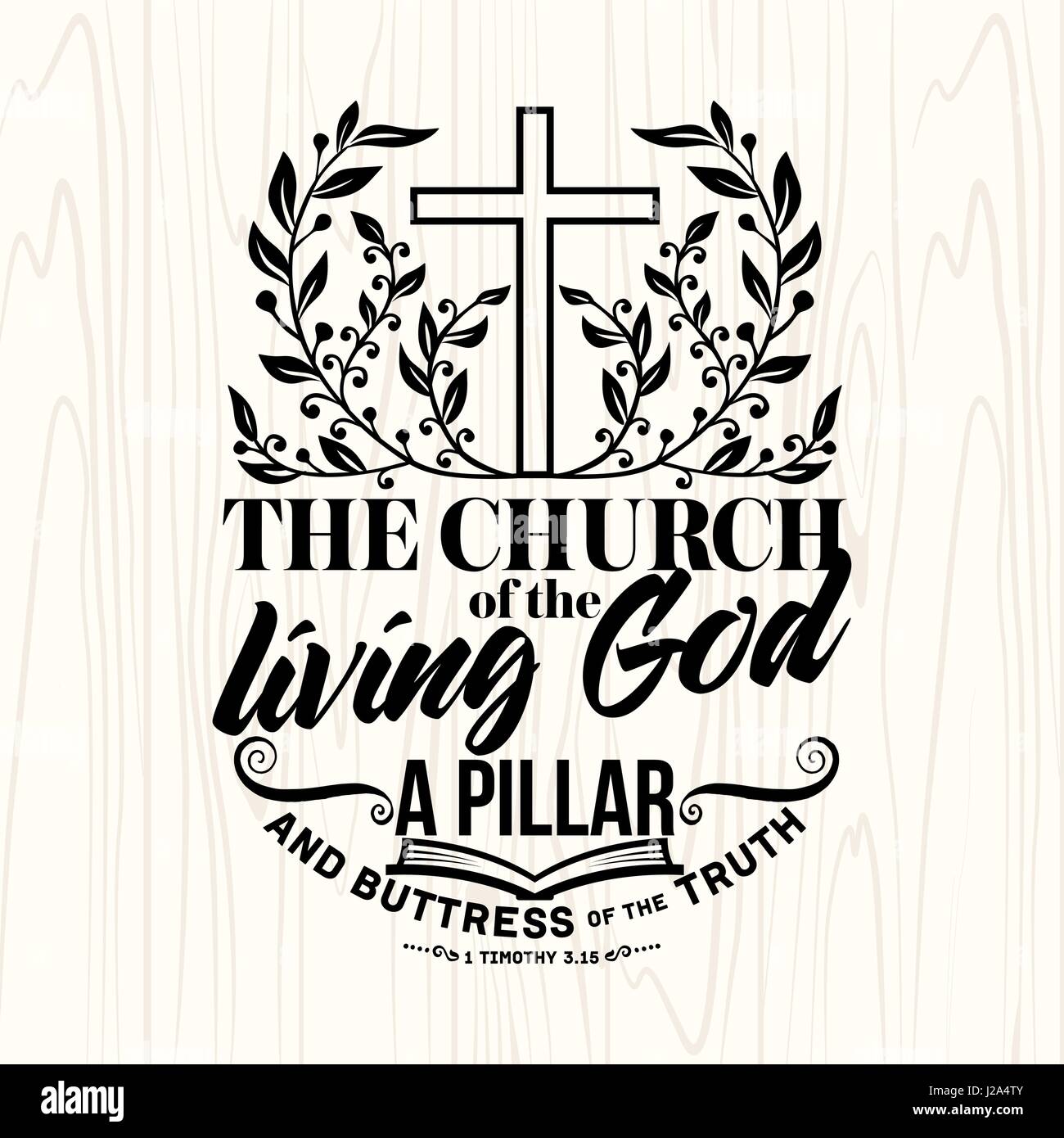 Church living god Stock Vector Images - Alamy