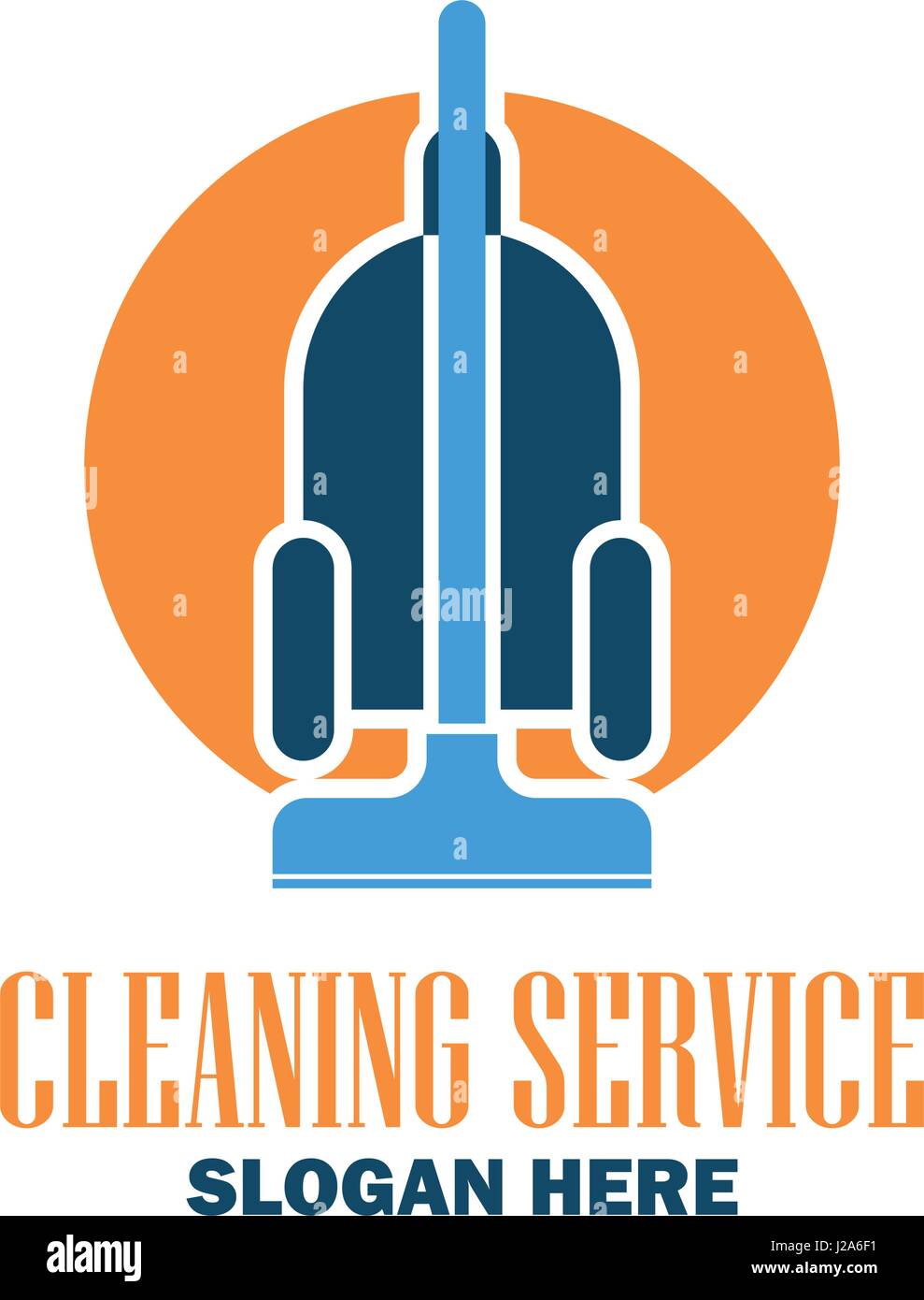 cleaning service icon with text space for your slogan / tagline, vector ...