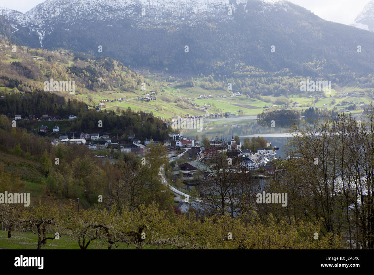 Early spring in a small rural area in western Norway Stock Photo - Alamy