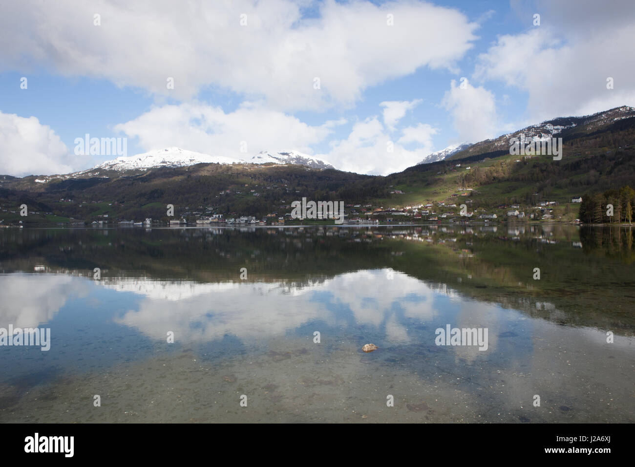 Early spring in a small rural area in western Norway Stock Photo - Alamy