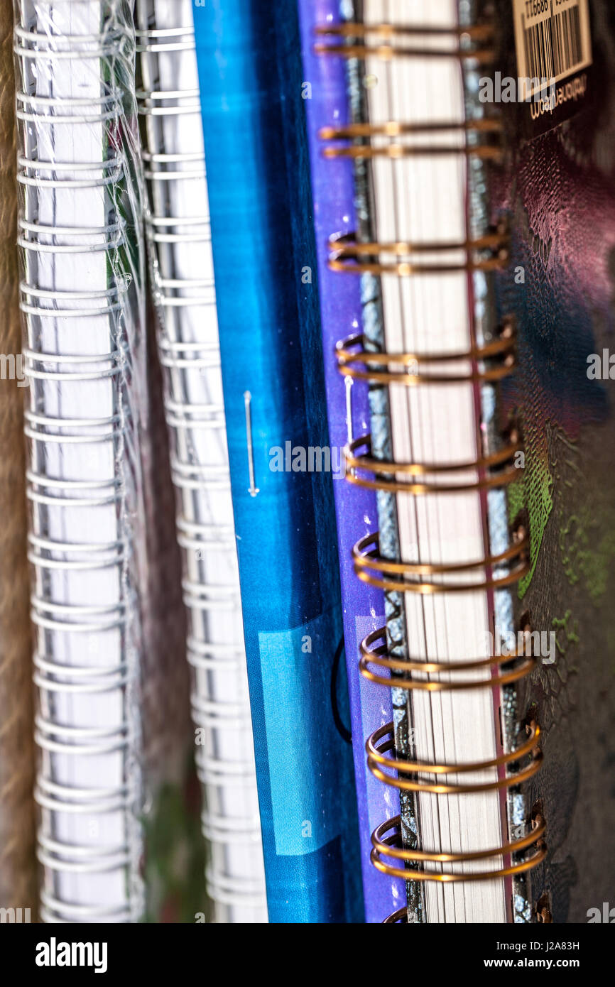 Assorted binders hi-res stock photography and images - Alamy