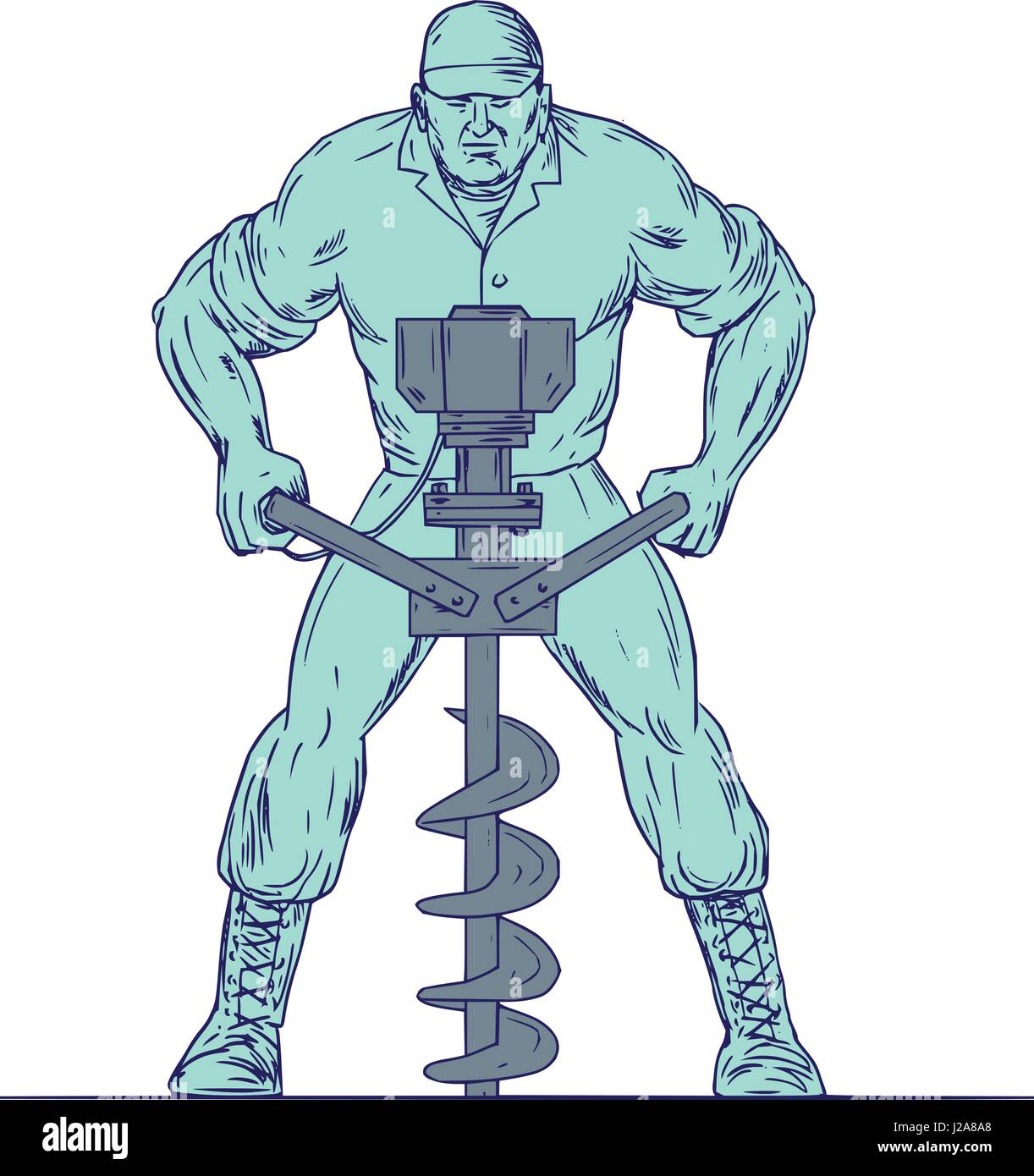 Earth worker Stock Vector Images - Alamy