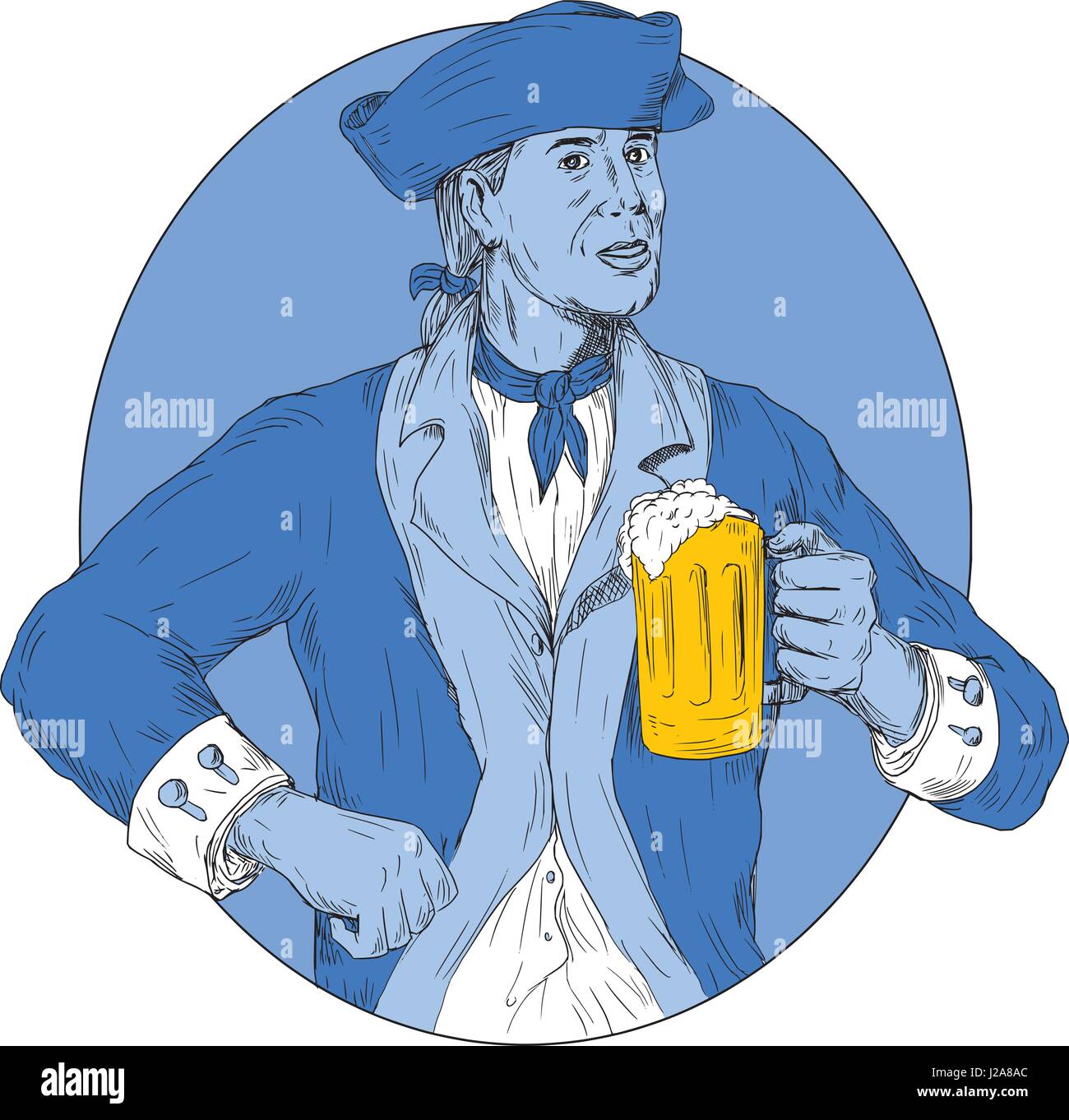 Minuteman illustration Stock Vector Images - Alamy