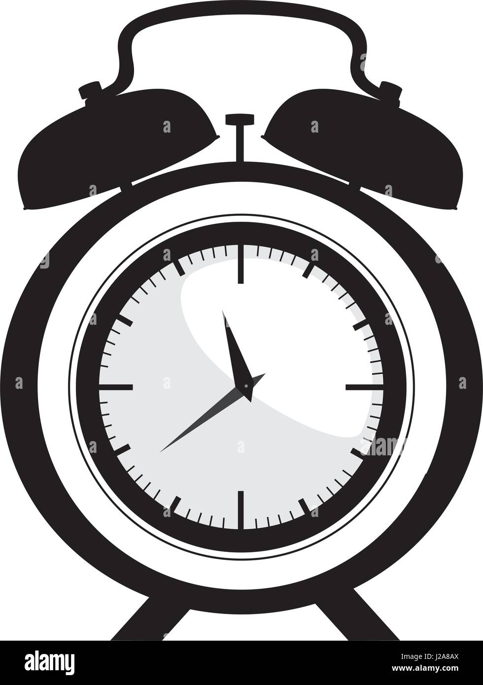 Clock Silhouette High Resolution Stock Photography and Images - Alamy