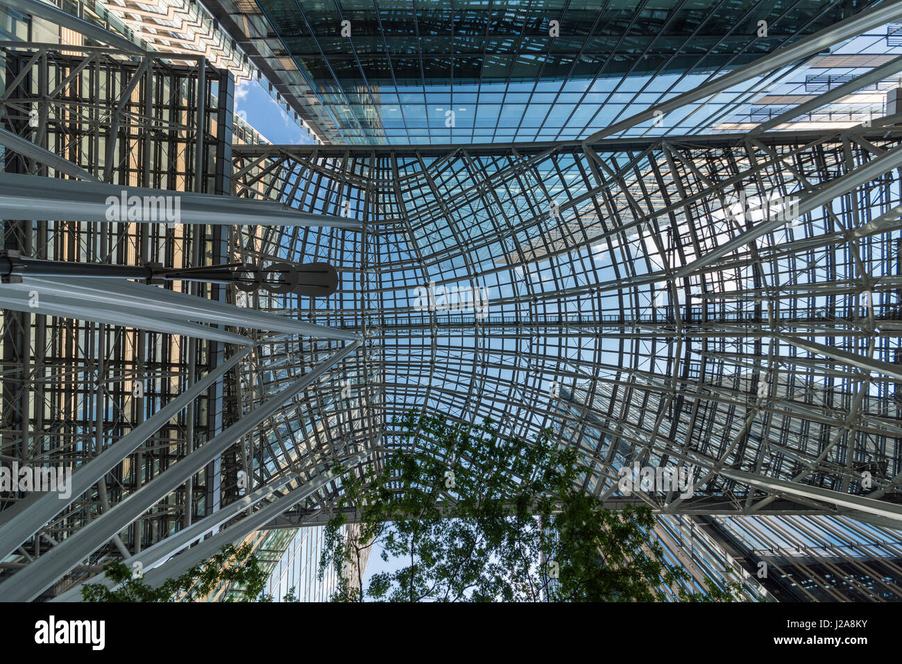 Ceiling of Tokyo Midtown plaza, Minato-ku, Tokyo, Japan Stock Photo - Alamy