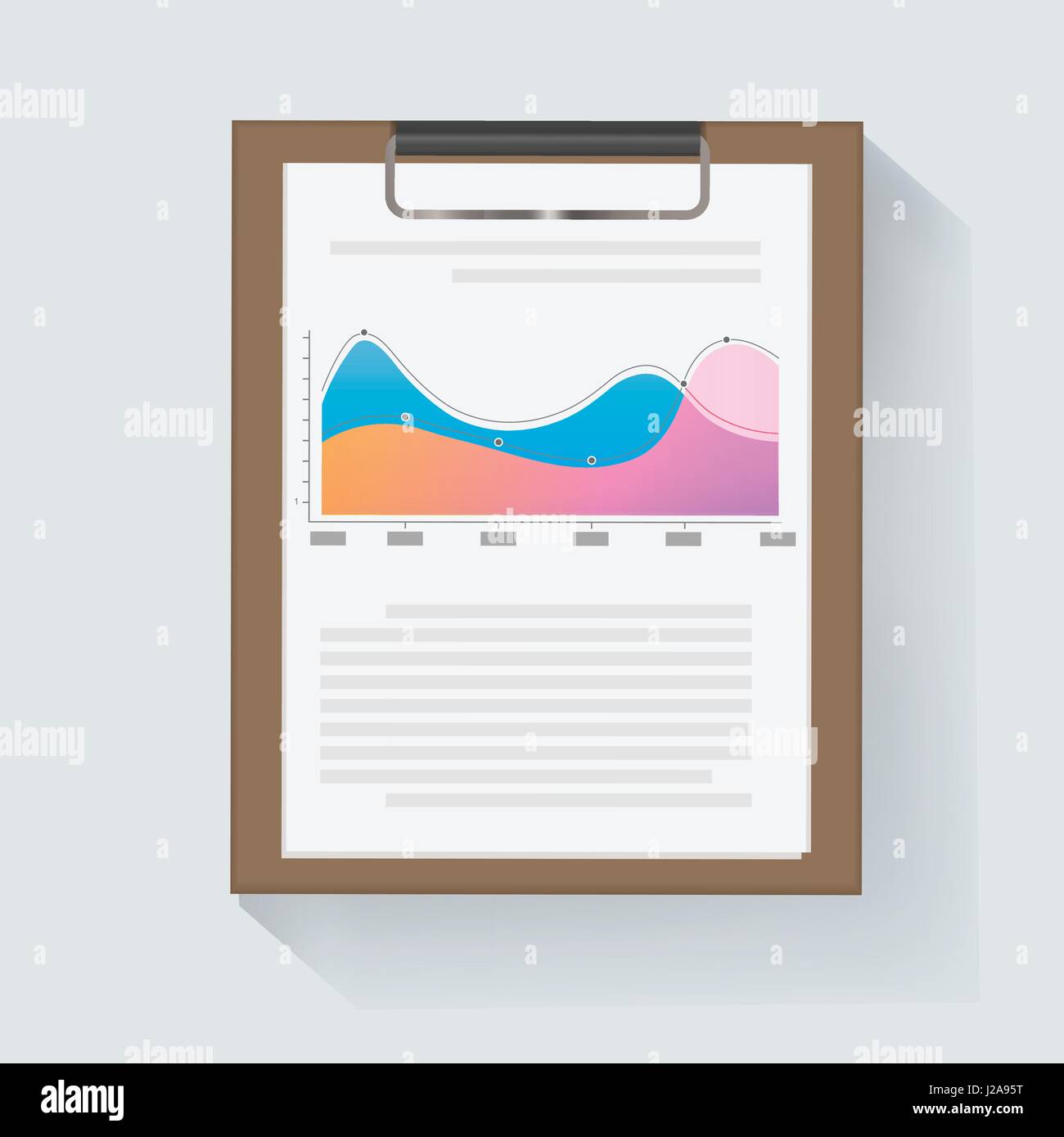Dashboard statistical graph vector illustration Stock Vector Image ...