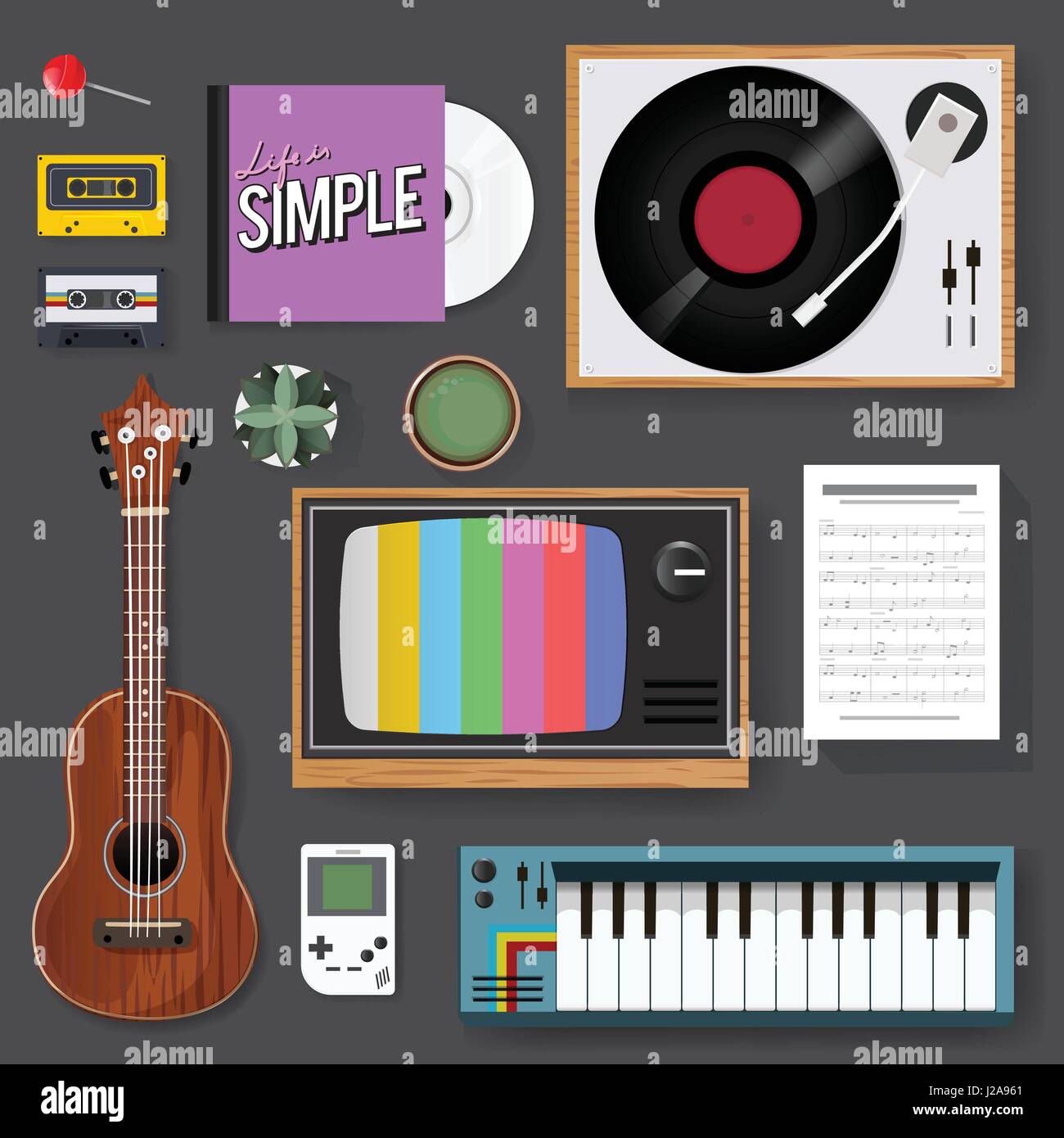 80s classic vector vectors hi-res stock photography and images - Alamy