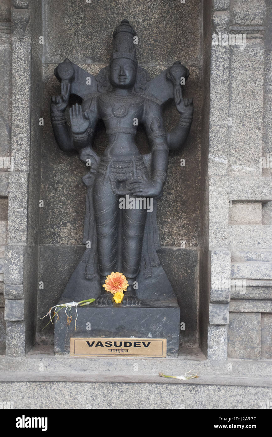 Vasudev deity ISKCON NVCC Temple, Katraj-Kondhwa, Pune Stock Photo - Alamy