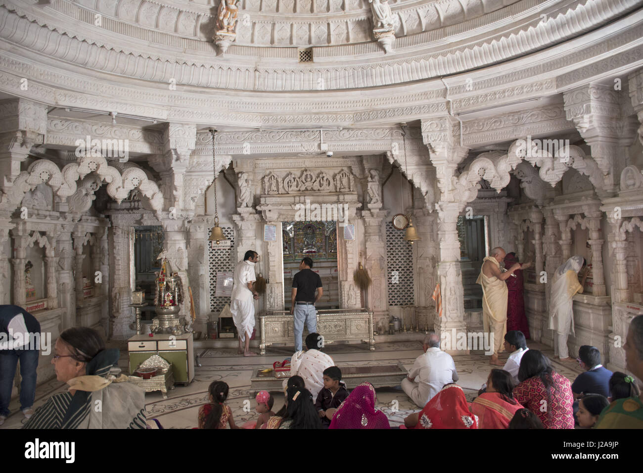 Jain temple interior hi-res stock photography and images - Alamy