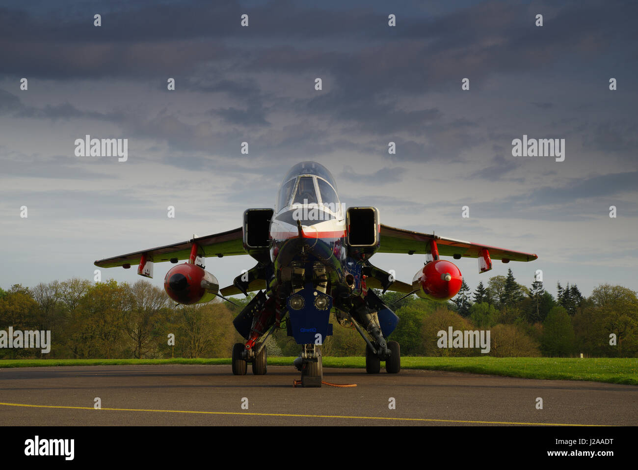 SEPECAT Jaguar T2 A ZB615, at RAf Cosford Stock Photo - Alamy