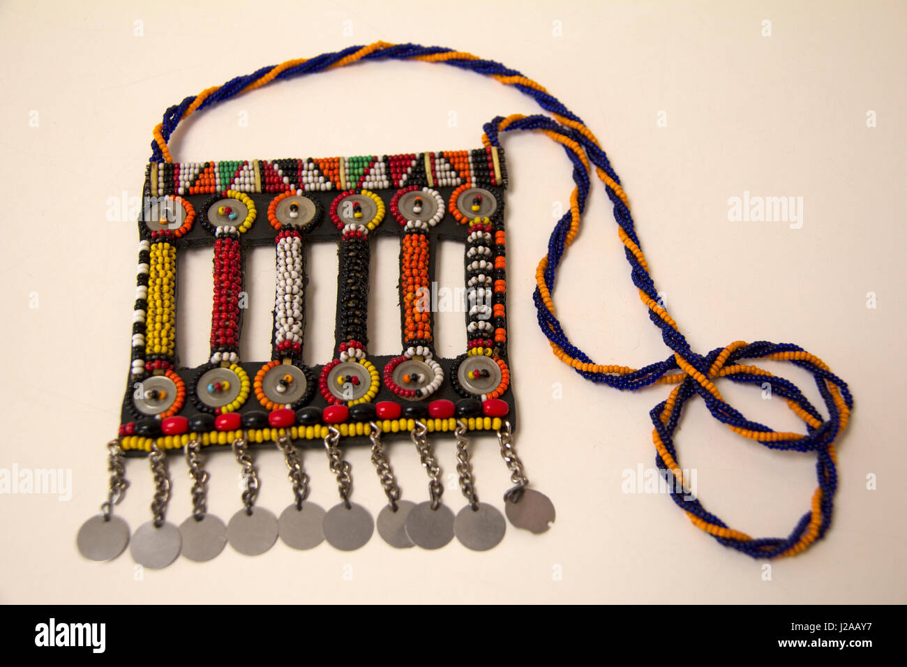 Africa, Kenya. Maasai tribal beadwork Stock Photo - Alamy