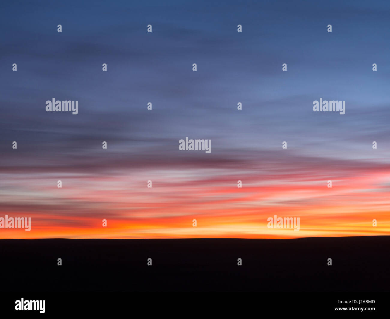 Colorful sky during sunset, Morocco Stock Photo - Alamy