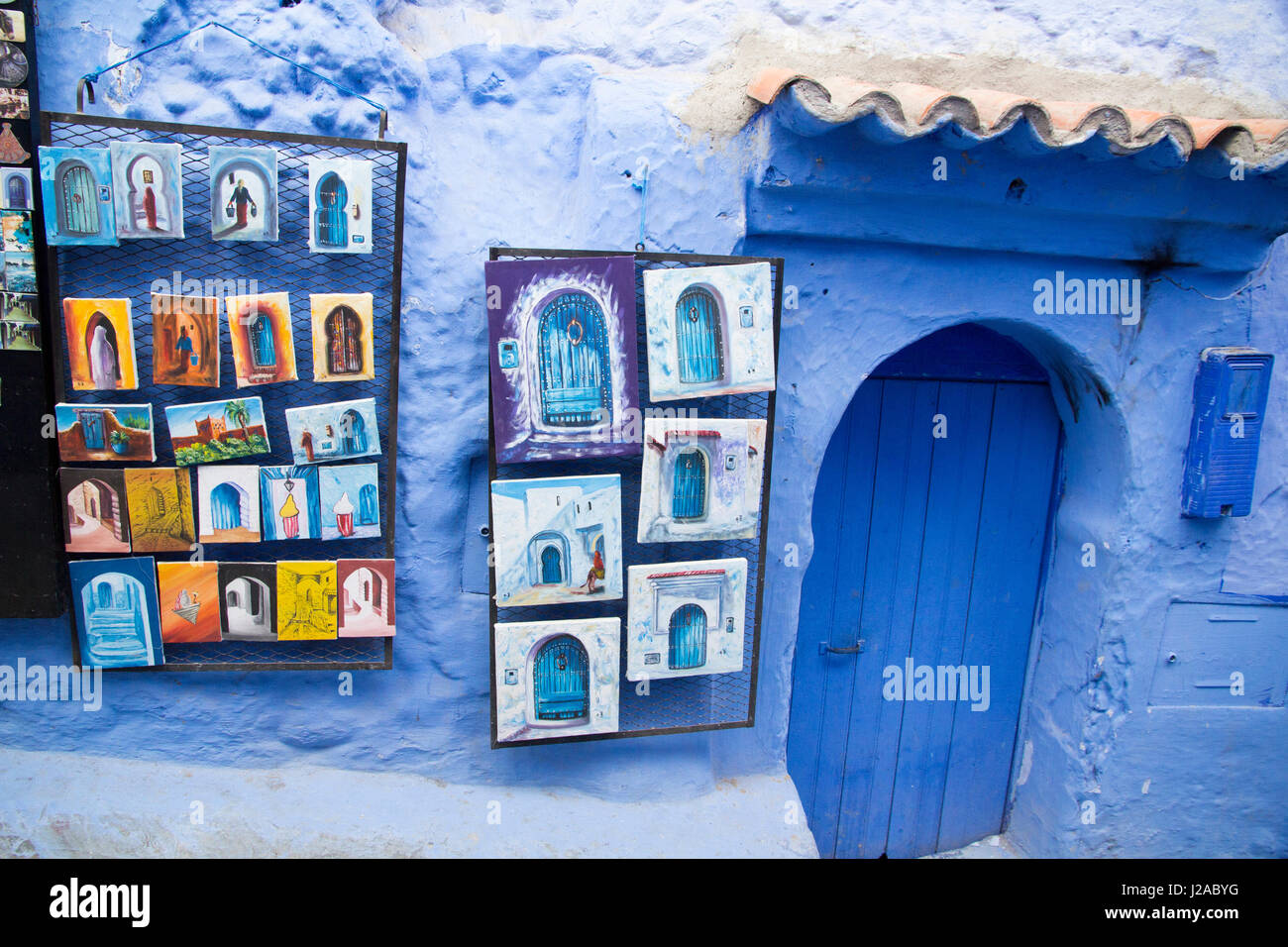 Kasbah door chefchaouen hi-res stock photography and images - Alamy