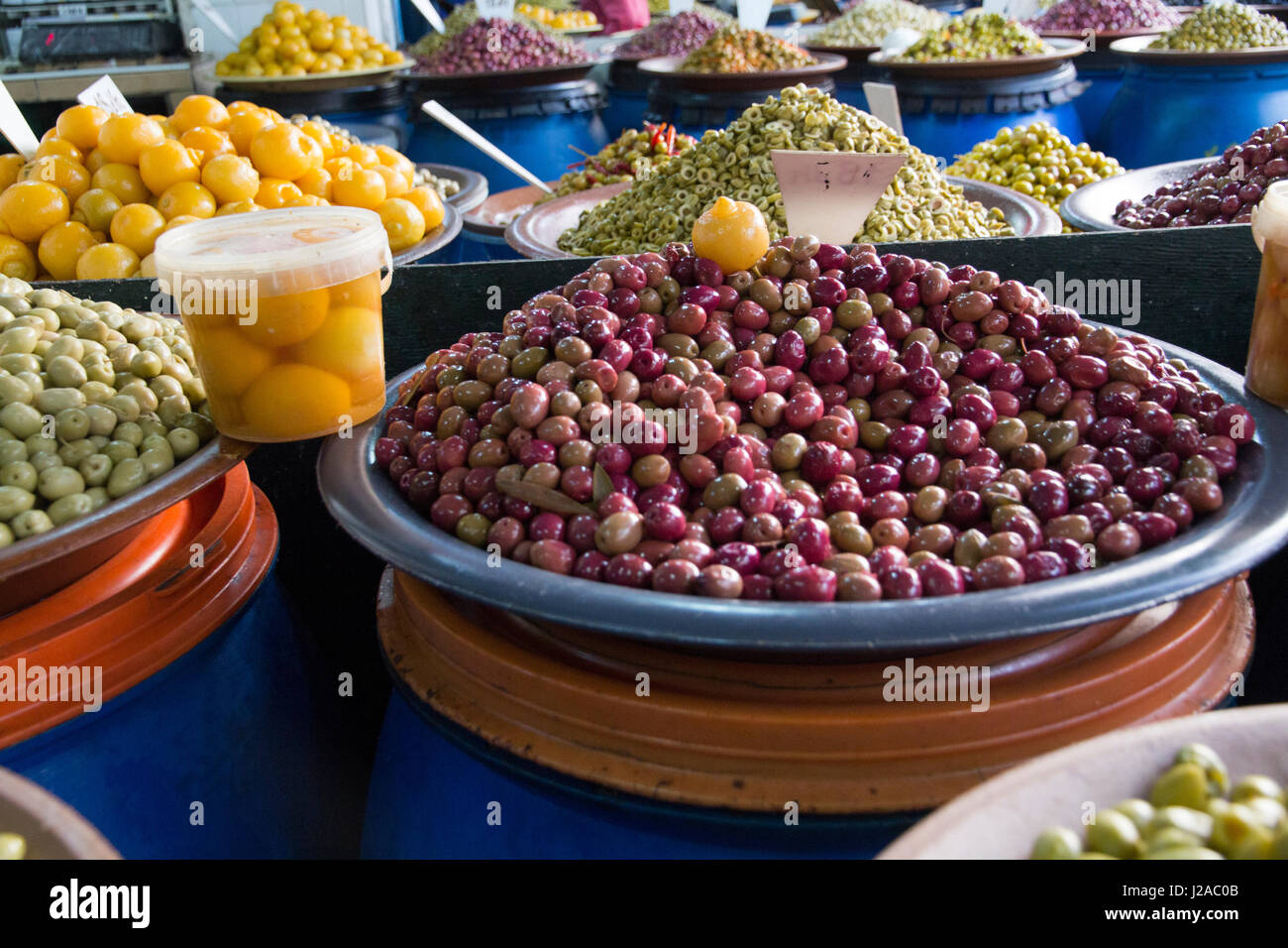 Africa, Morocco, Casablanca. Moroccan Olives Stock Photo - Alamy