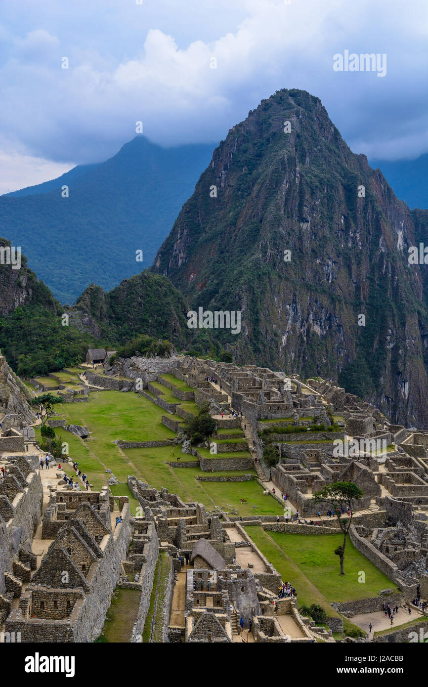 Peru, Cusco, Urubamba, Machu Picchu is a UNESCO world heritage site ...