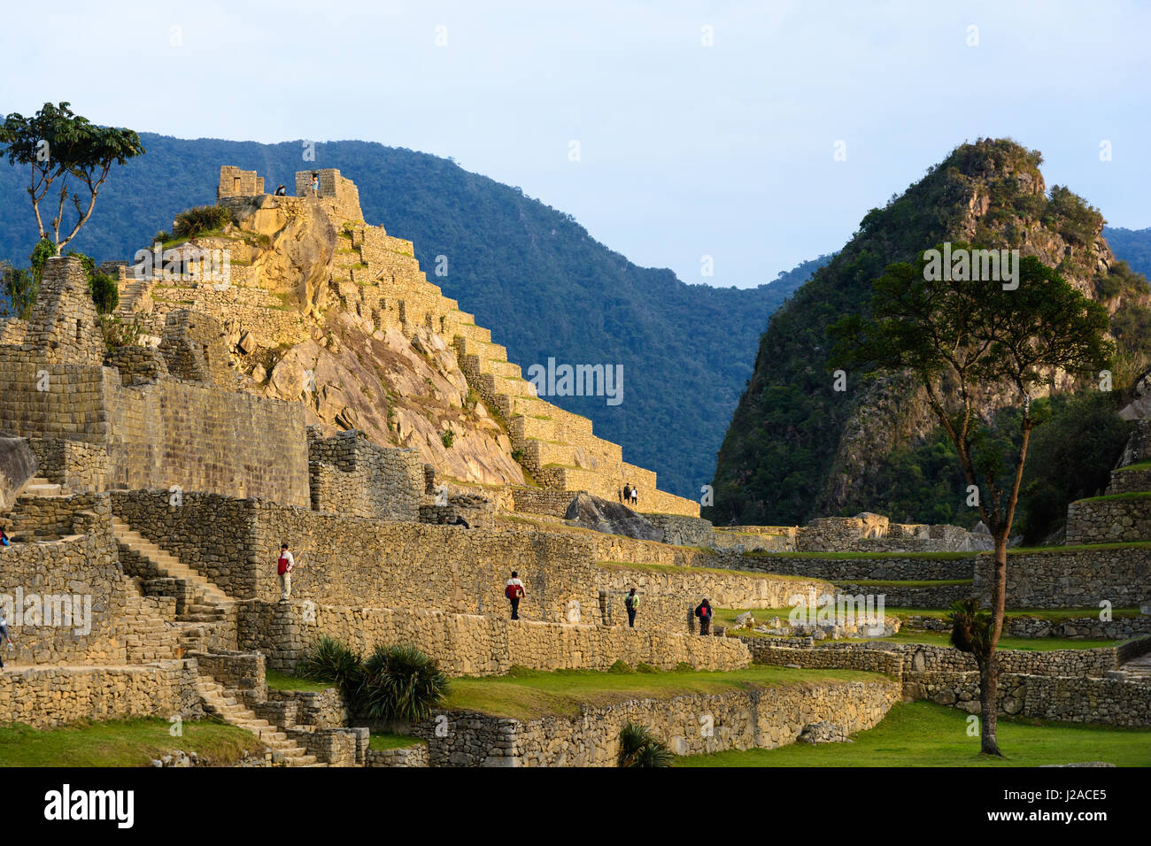 Peru, Cusco, Urubamba, Machu Picchu is a UNESCO world heritage site ...