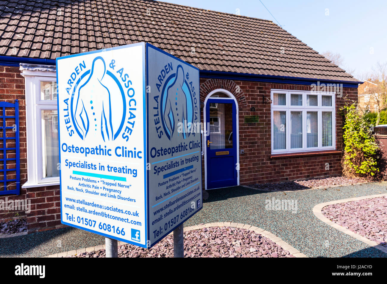 Osteopath sign uk hi-res stock photography and images - Alamy
