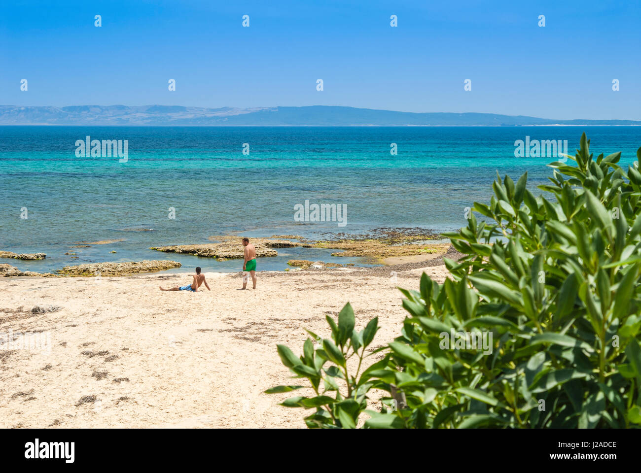 Beach, Bizerte, Tunisia, North Africa Stock Photo - Alamy