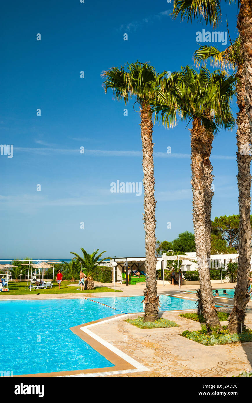 Swimming pool, Ain Meriem Beach Holiday Village, Bizerte, Tunisia ...