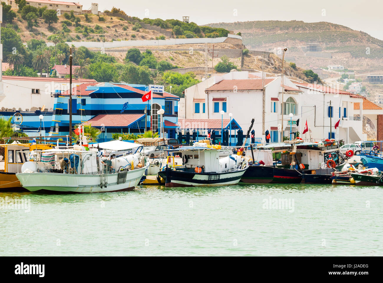 The port, Tabarka, Tunisia, North Africa Stock Photo - Alamy