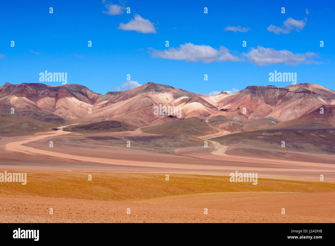 Bolivia, Departamento de Potosí, Sur Lípez, Montana Colorada (5500 m ...