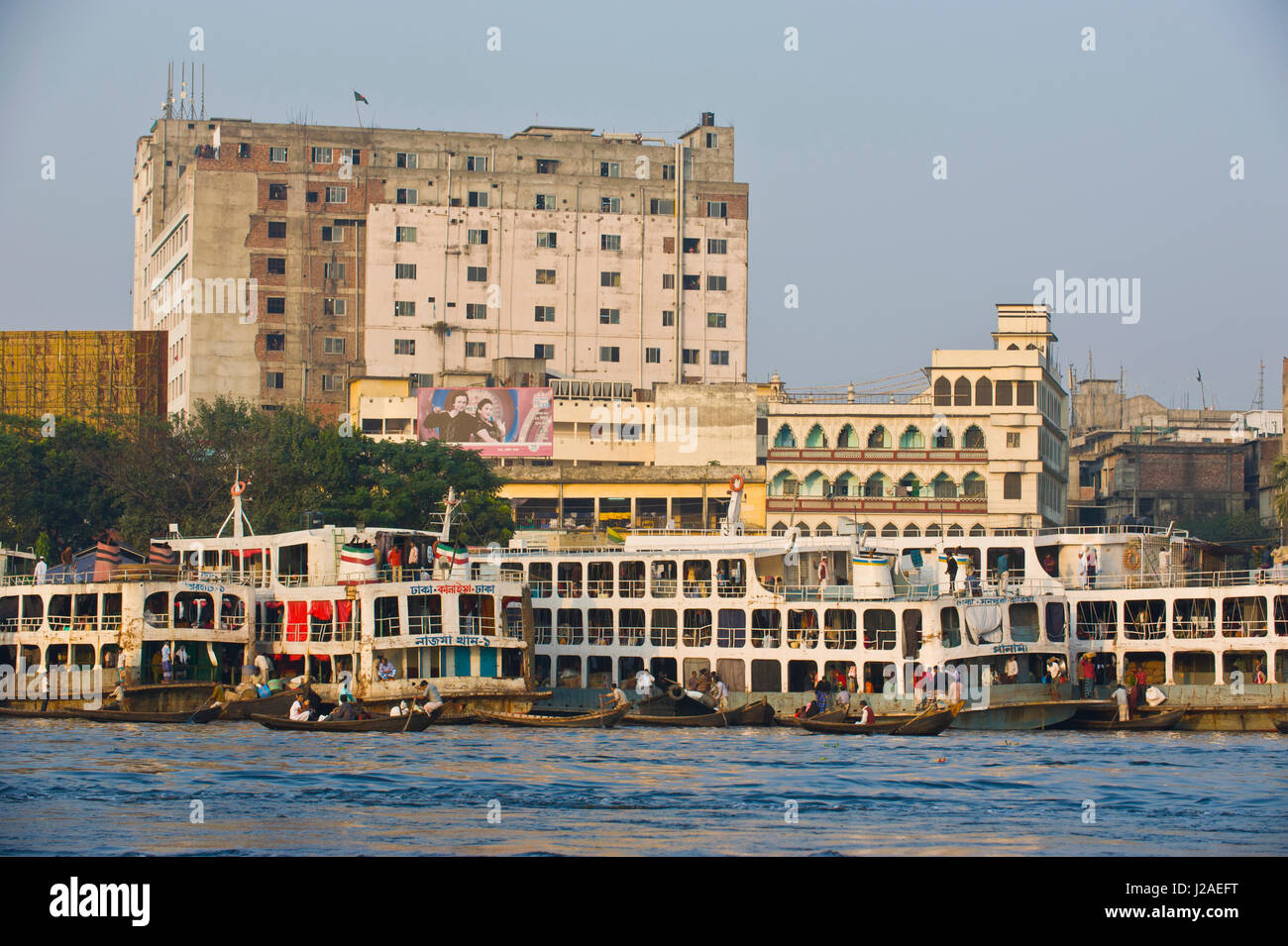Giant ferries in the port, Dhaka, Bangladesh, Asia Stock Photo - Alamy