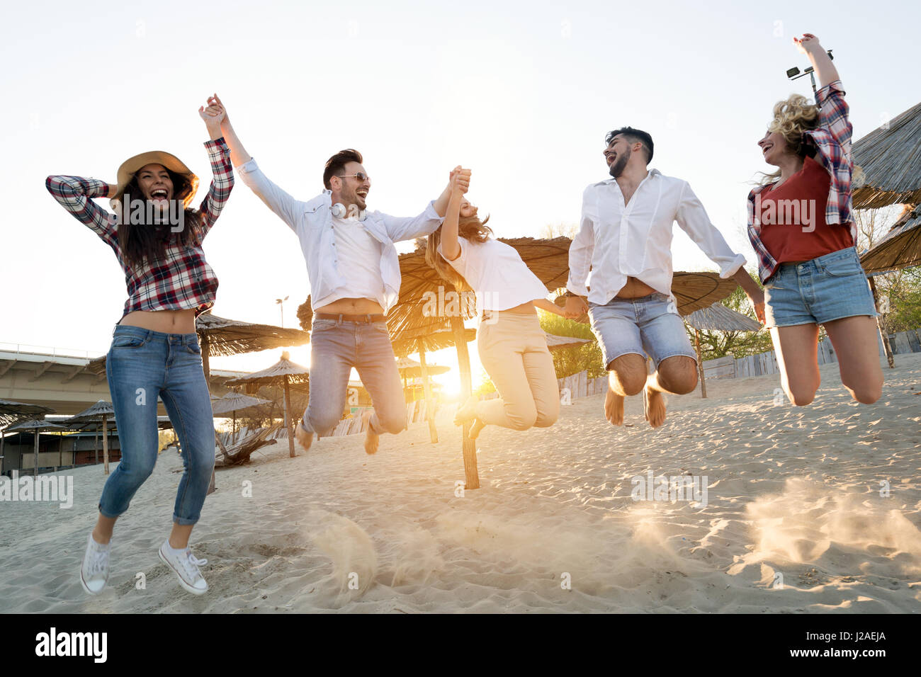 Group women enjoying music vacations hi-res stock photography and ...