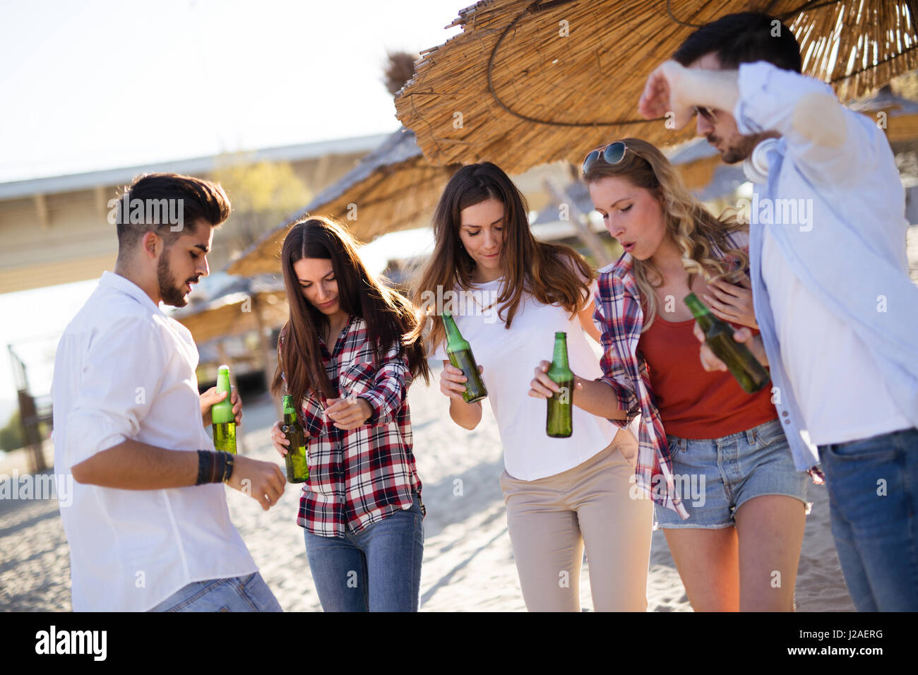 Young friends having fun on hi-res stock photography and images - Alamy