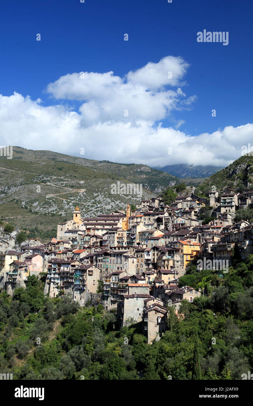 Venanson, Alpes Maritimes, Mercantour National Park, Vesubie valley ...