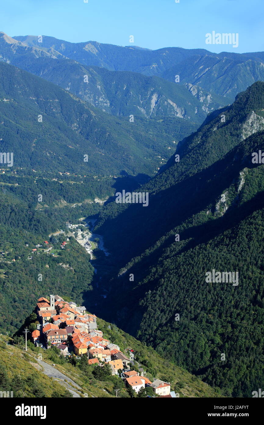 Venanson, Alpes Maritimes, Mercantour National Park, Vesubie valley ...