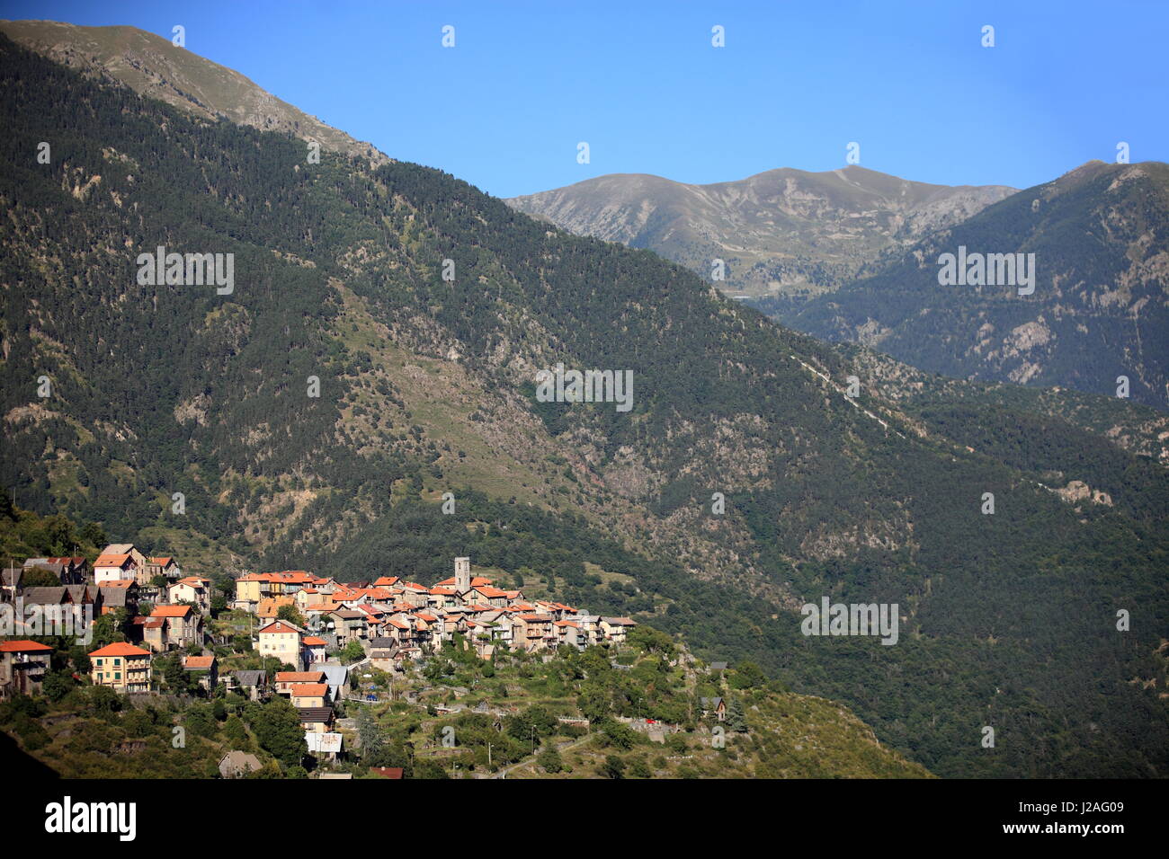 Venanson, Alpes Maritimes, Mercantour National Park, Vesubie valley ...