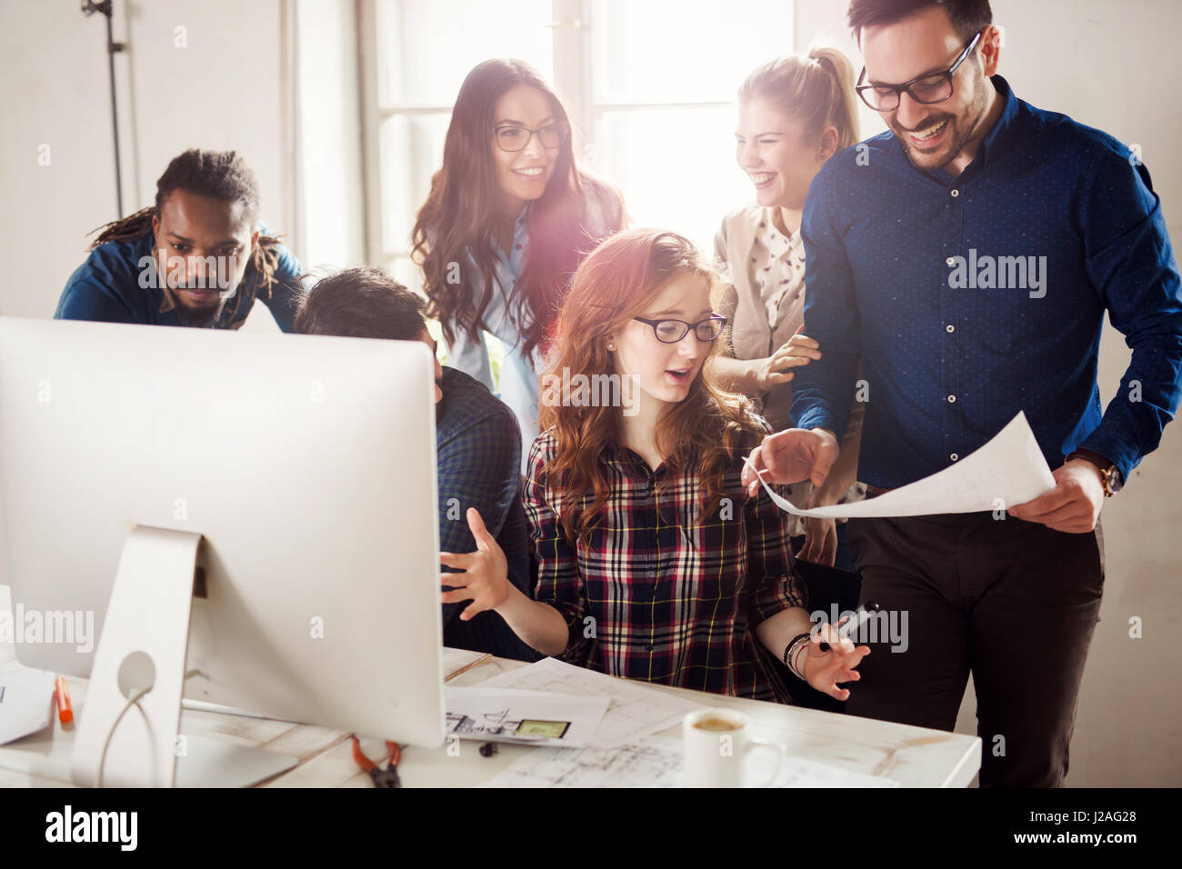 Business working office hi-res stock photography and images - Alamy