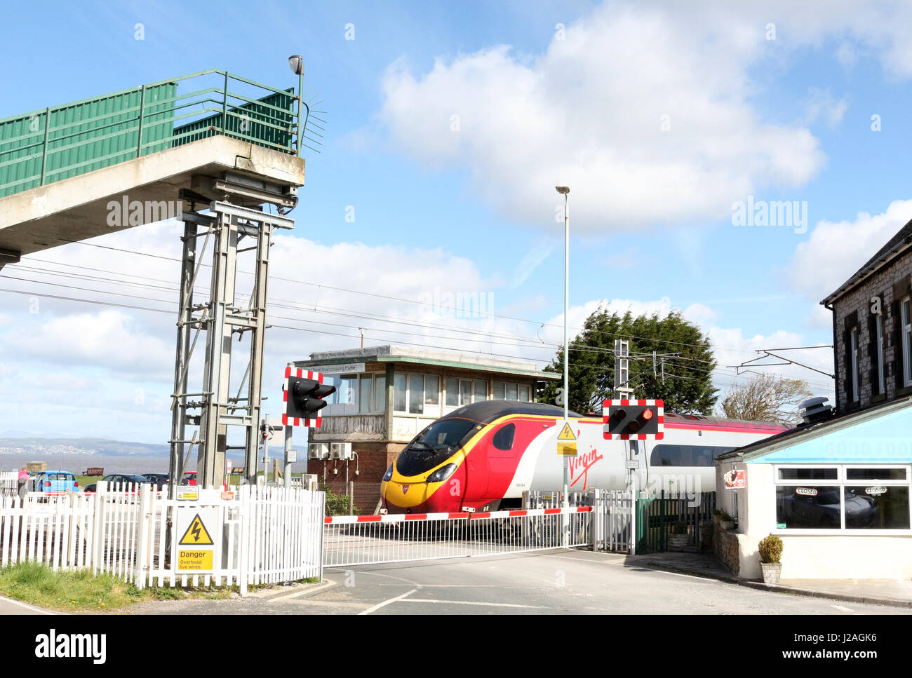 Pendolino electric multiple unit train on the West Coast Main Line ...