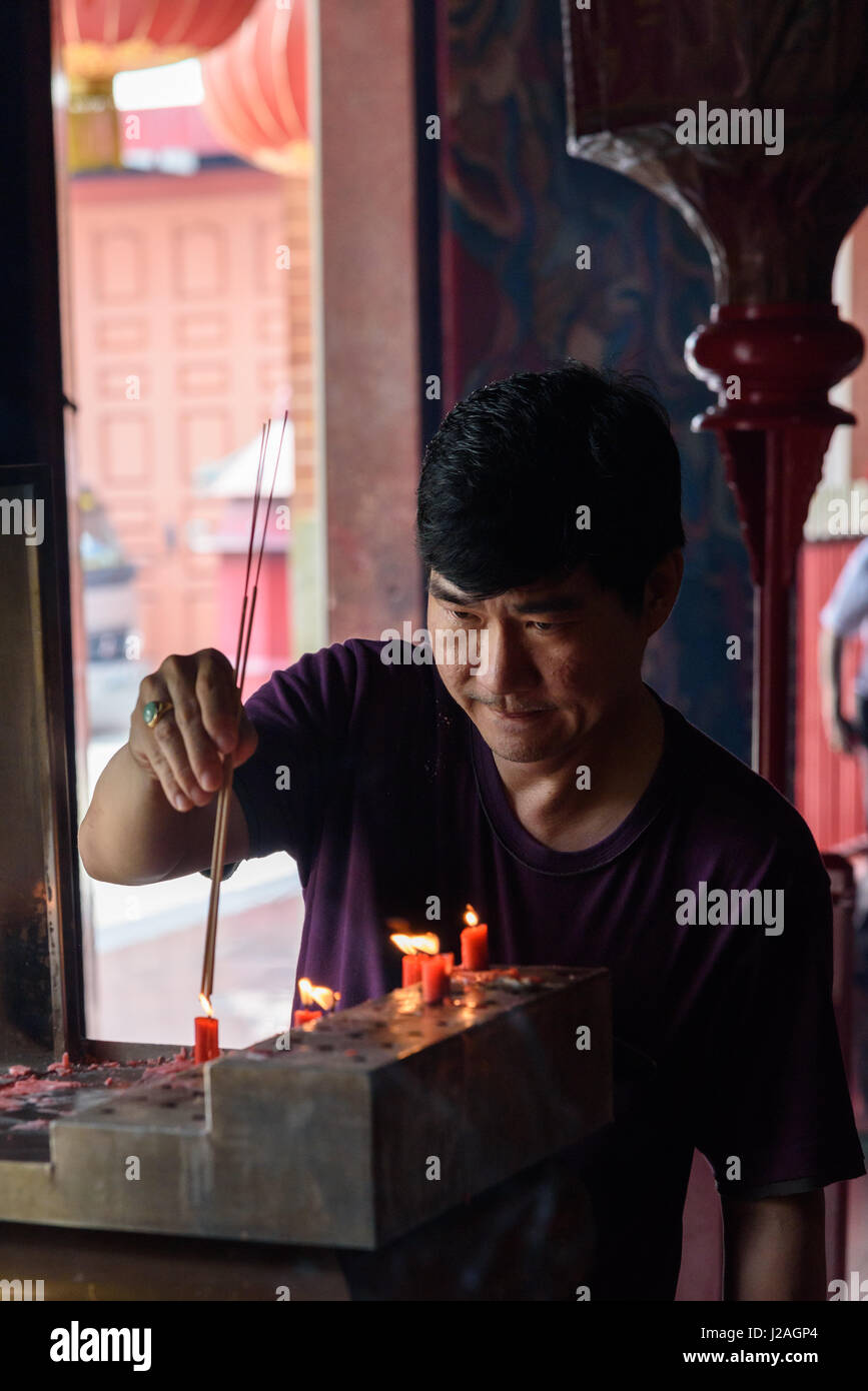 Indonesia, Sumatera Utara, Kota Medan, Chinese-Buddhist temple in the ...