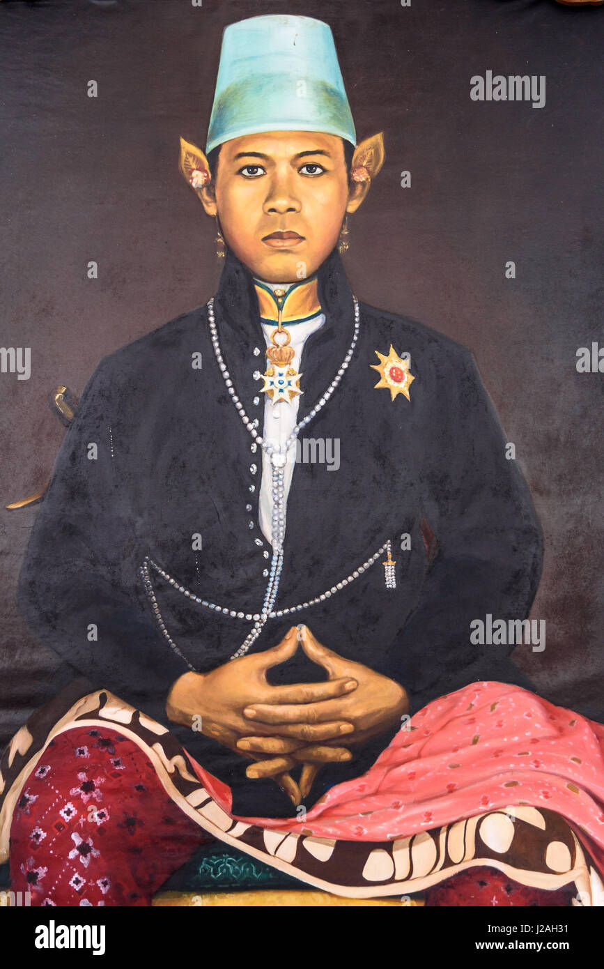 Indonesia, Java, Yogyakarta, The Sultan of Yogyakarta, with the famous ...