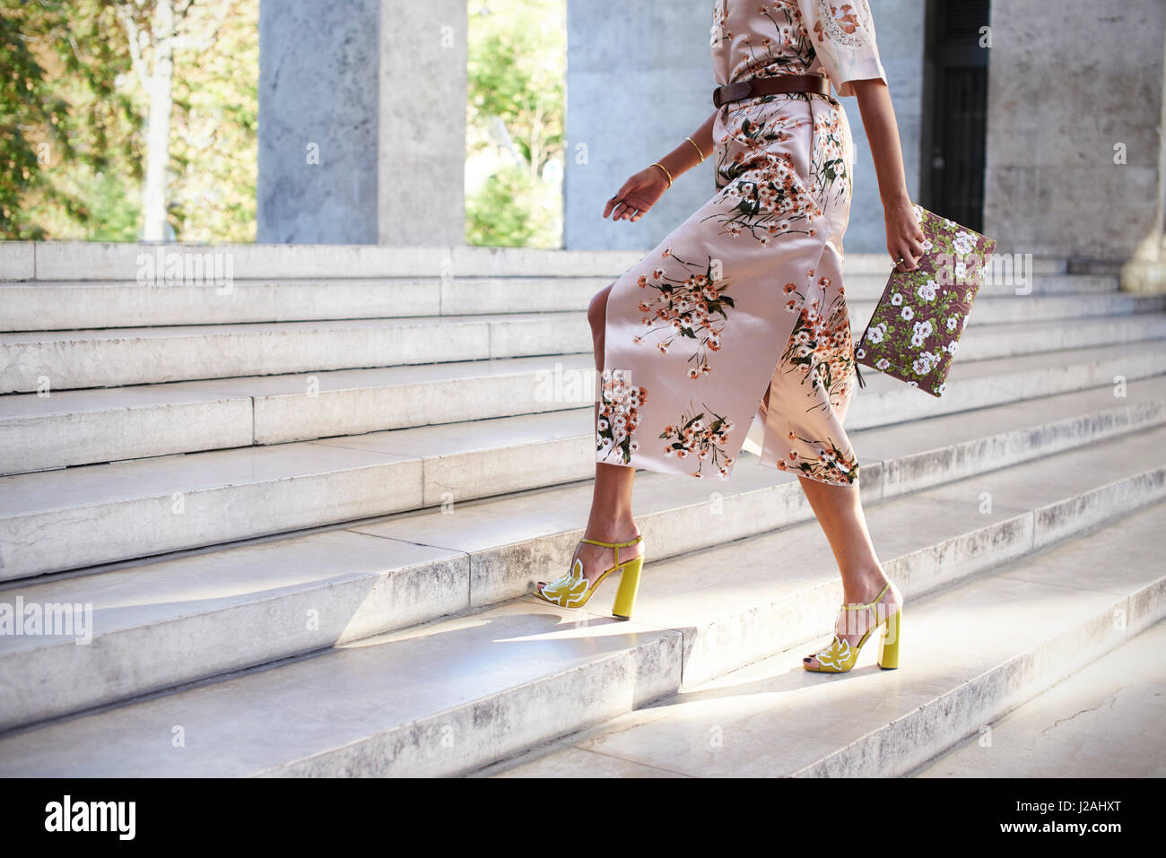 High heels stairs walking hi-res stock photography and images - Alamy