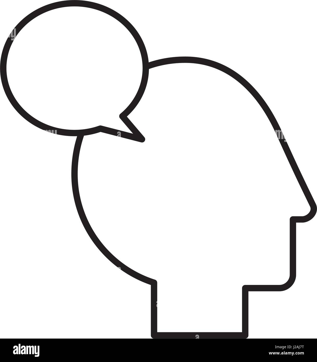 Human figure avatar speech Stock Vector Images - Alamy