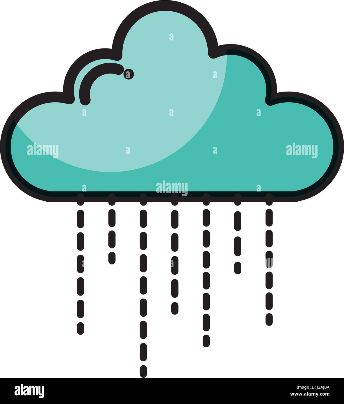 weather cloud isolated icon Stock Vector Image & Art - Alamy