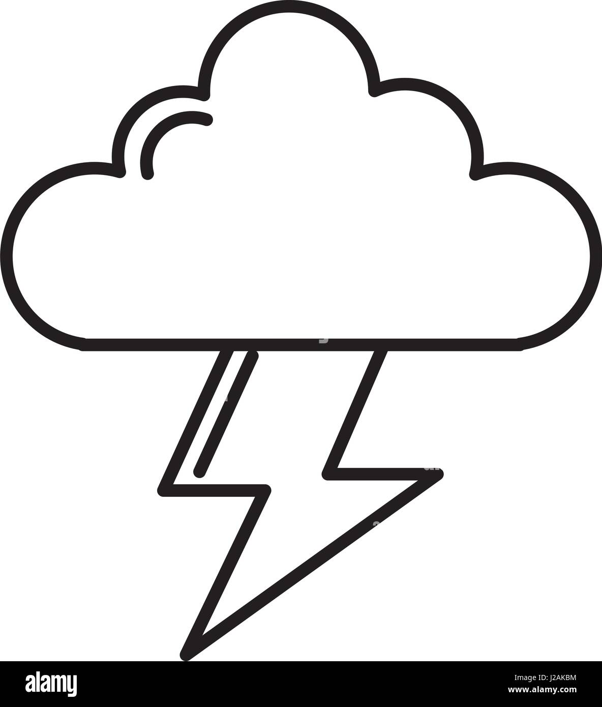weather cloud isolated icon Stock Vector Image & Art - Alamy