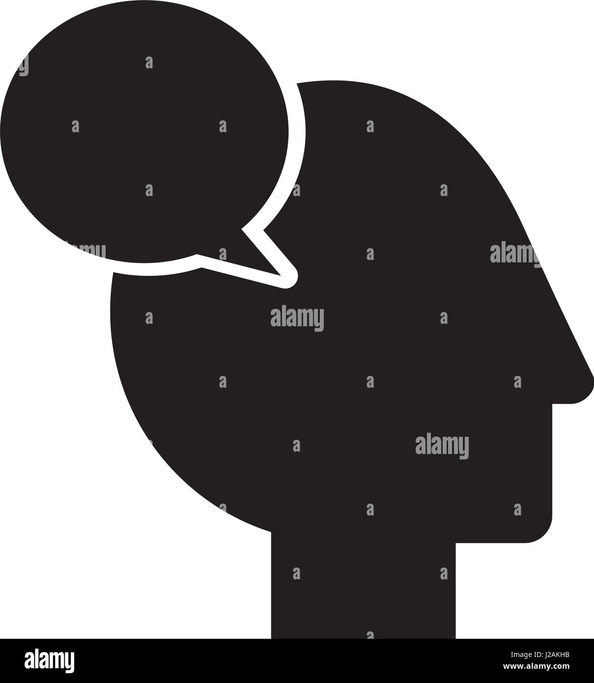 Human figure avatar speech Stock Vector Images - Alamy