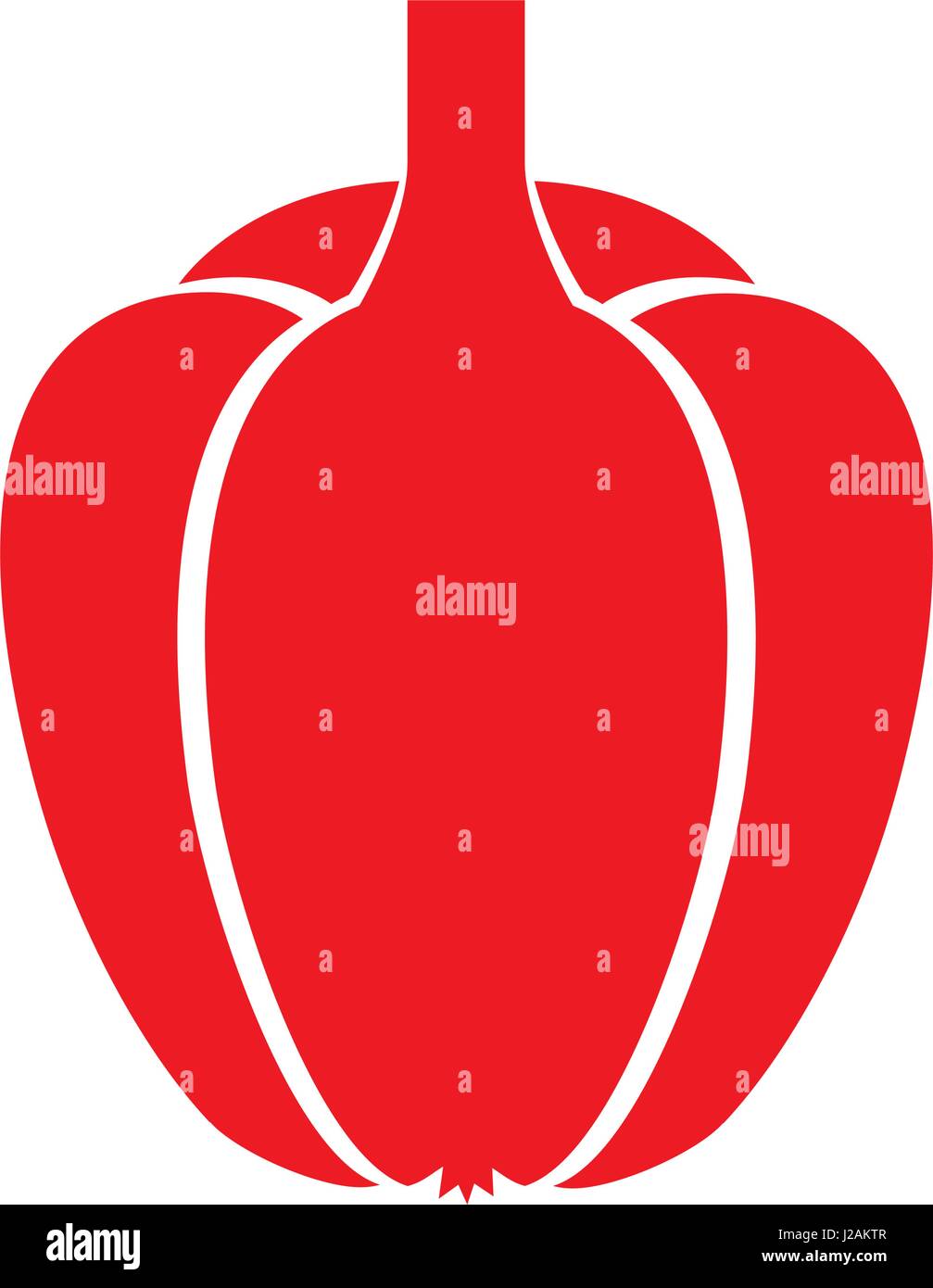 peppers fresh vegetable icon Stock Vector Image & Art - Alamy