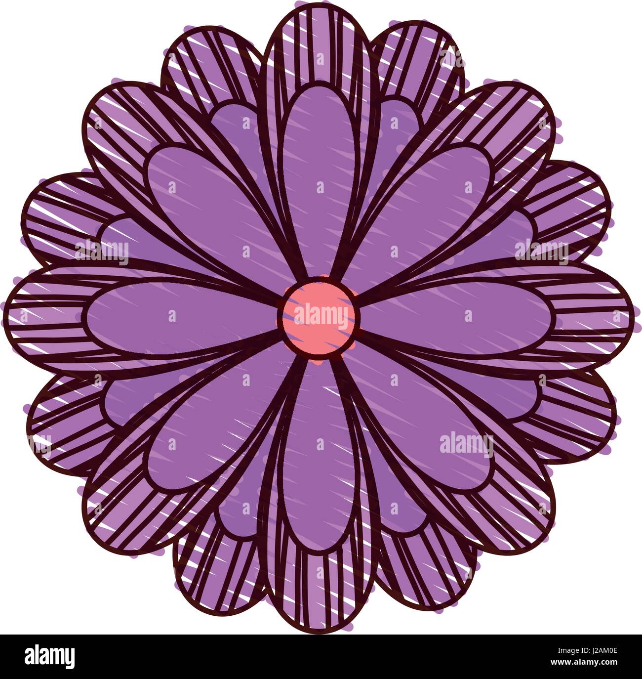 beautiful flower decorative icon Stock Vector Image & Art - Alamy