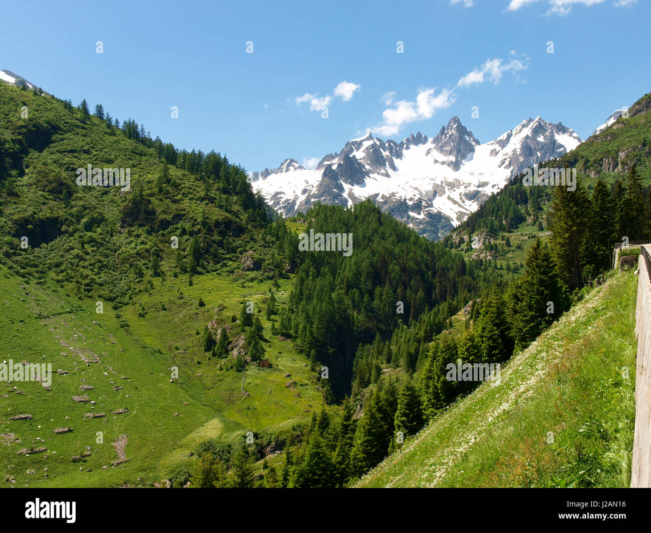 Sustenpass, Switzerland: Landscapes of the mountains and the nature of ...