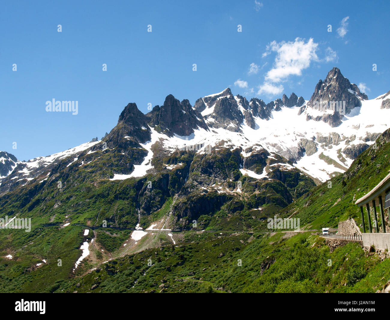 Sustenpass, Switzerland: Landscapes of the mountains and the nature of ...
